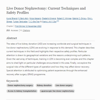 Publications – Kidney Transplantation In Turkey